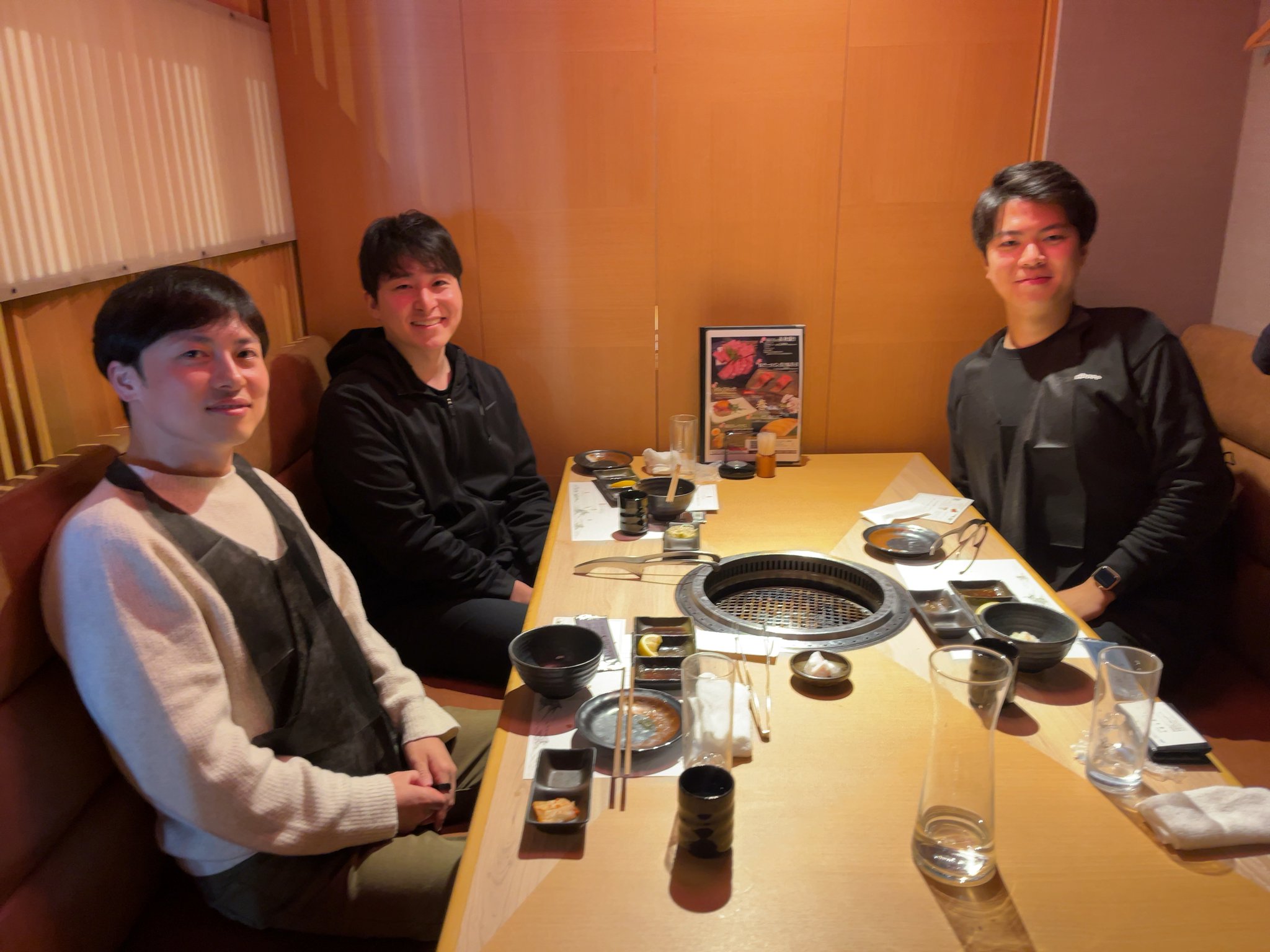 大原 未流斗 on Twitter: "ペイトナー阪井さん、Cloudbase岩佐さんとの焼肉会🥩 楽しかった！ありがとうございました！！ @redxyz_ @koyataroo https ...