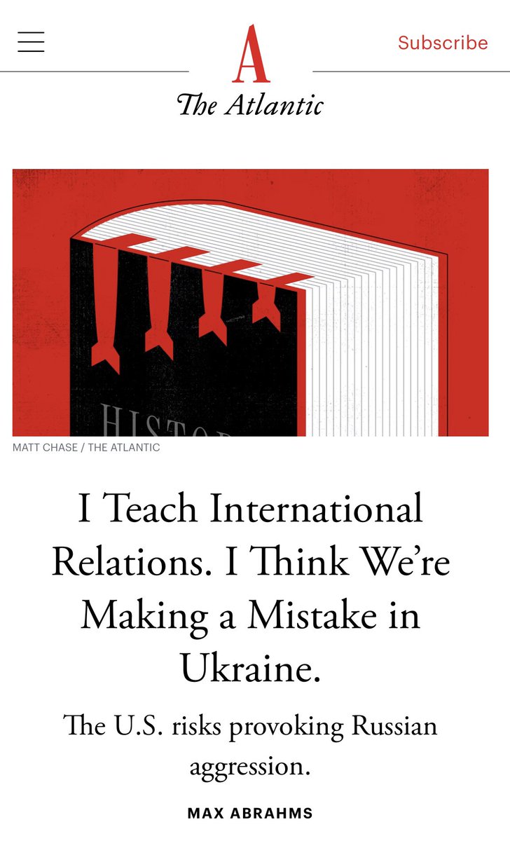 Max Abrahms on Twitter: "Current homepage of http://theatlantic.com from my mobile:"