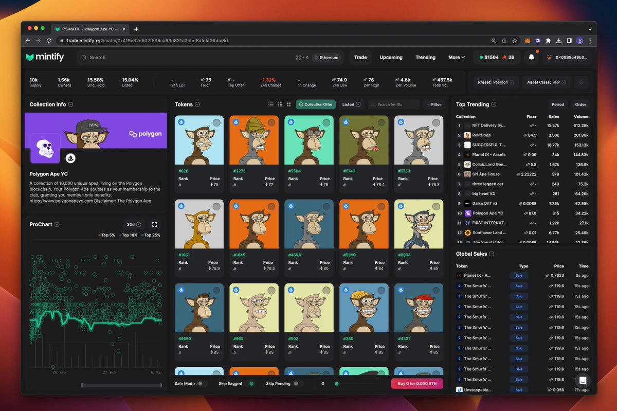 Polygon Daily 💜 on Twitter: "1/ What is @Mintify? Mintify is one of the first Pro trading ...
