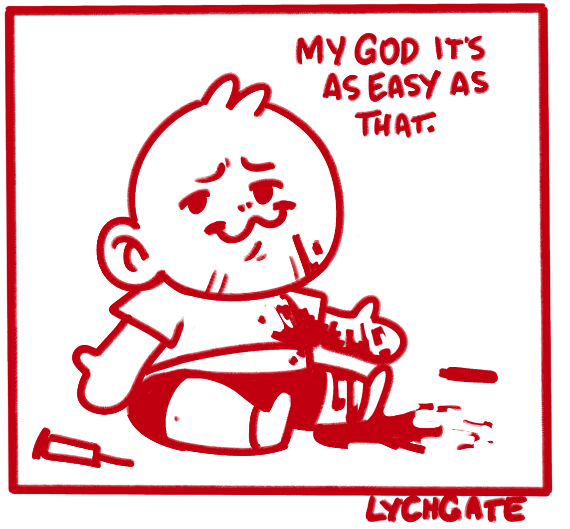 「its finally snowing 」LYCHGATE @ MR. KITTYSの漫画