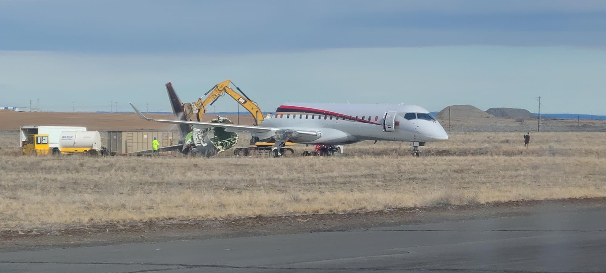 FL360aero on Twitter: "Sad Visuals - Scrapping of first Mitsubishi Aircraft Regional Jet ...