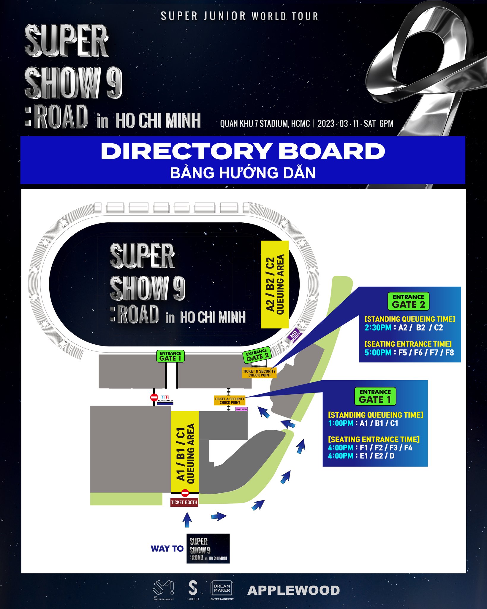 APPLEWOOD on Twitter: "Countdown to #SUPERJUNIOR WORLD TOUR – SUPER SHOW 9 : ROAD in HO CHI MINH ...