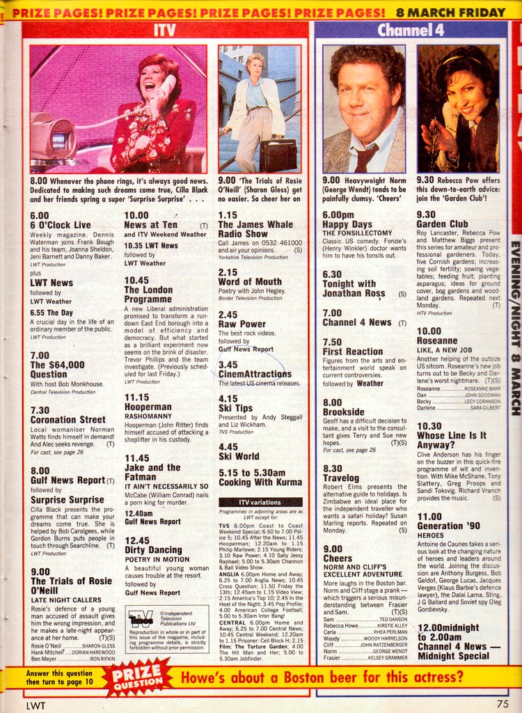 Graeme Wood on Twitter: "RT @woodg31: TV📺8/3/91 ITV 4.30:Fun House 5.0:Home and Away 5.30:News 6 ...