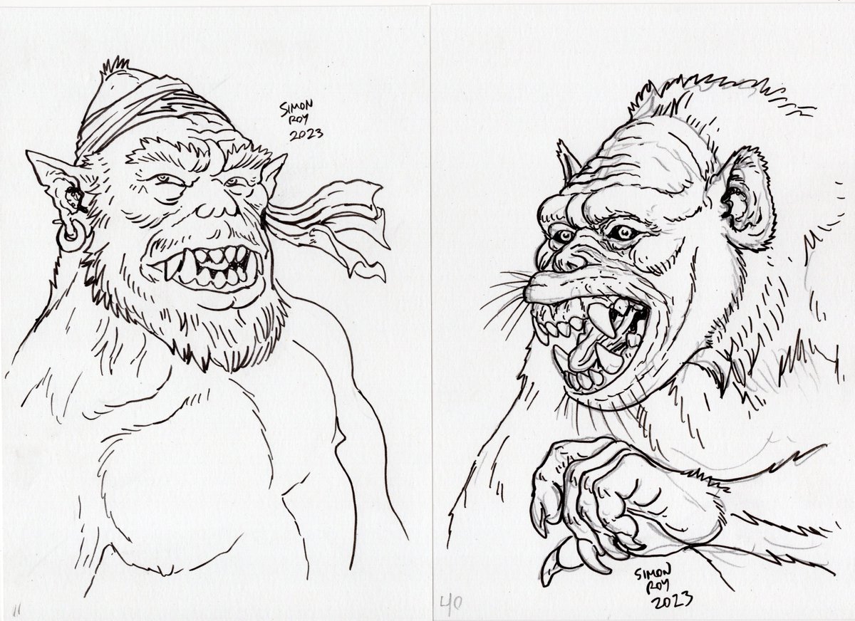 Simon Roy on Twitter: "finished up all the sketch cards for the griz ...