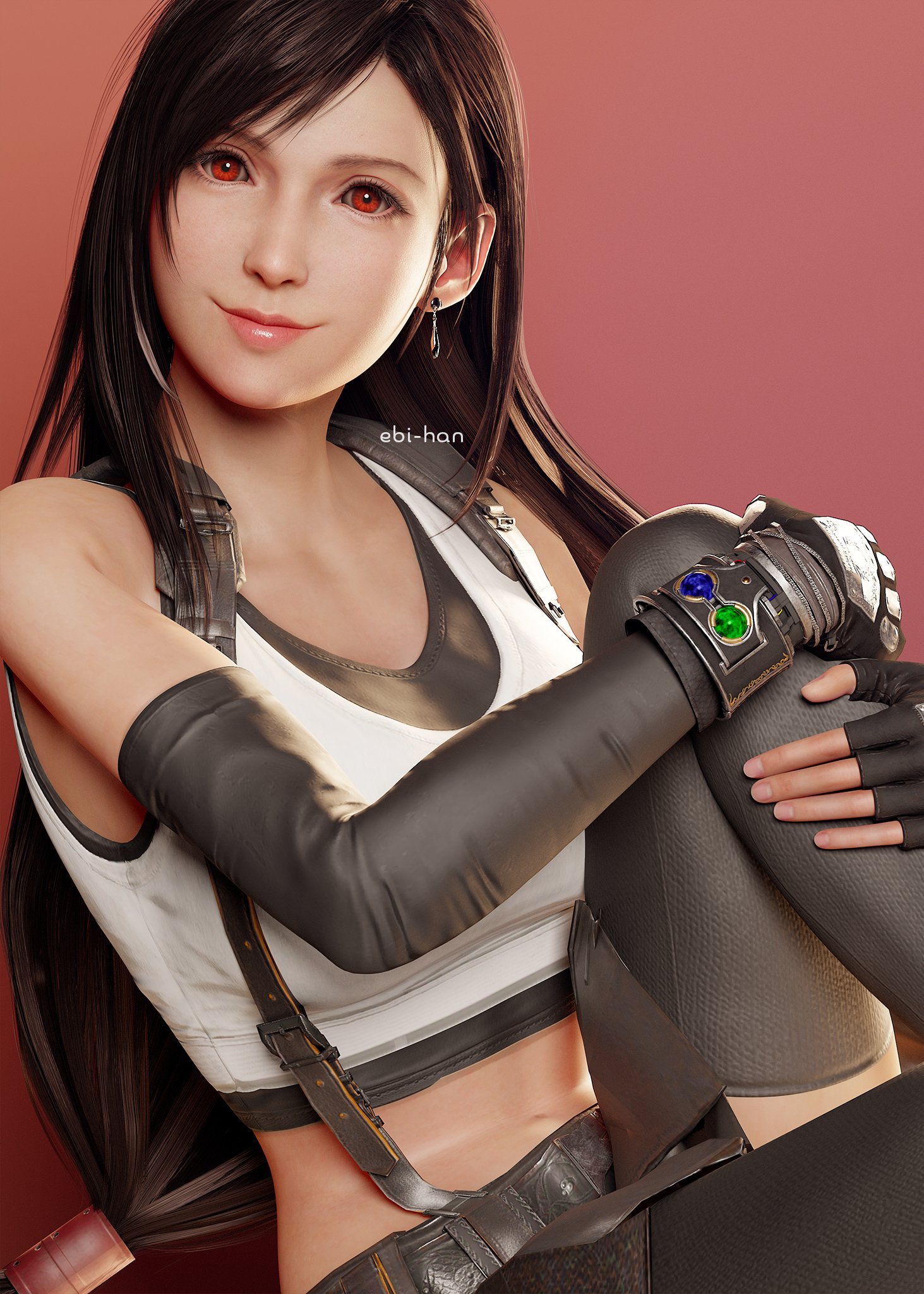 ebi-han 🍤 commissions open on Twitter: " ️ ️ #Tifa #FF7R https://t.co/Eiobvx0Zw4" / Twitter
