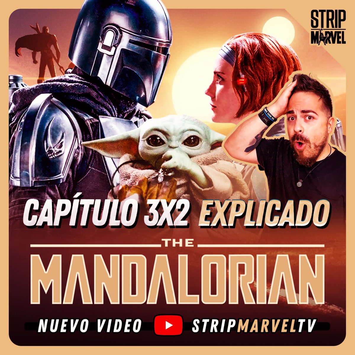 Pilopi on Twitter: "RT @StripMarvel: 🚨NUEVO VÍDEO🚨 Capítulo 2 de #Mandalorian, reseña + easter ...