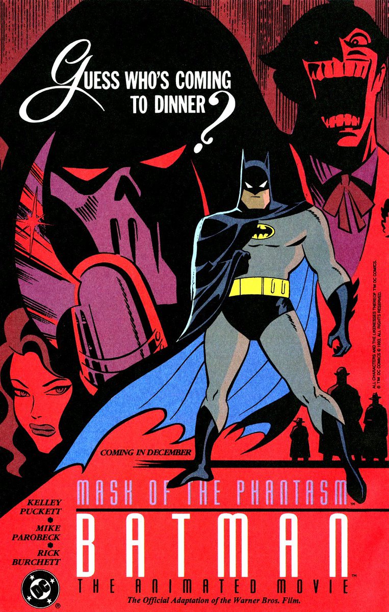 Cool Comic Art on Twitter: "Batman: Mask Of The Phantasm (1994) cover by Bruce Timm"