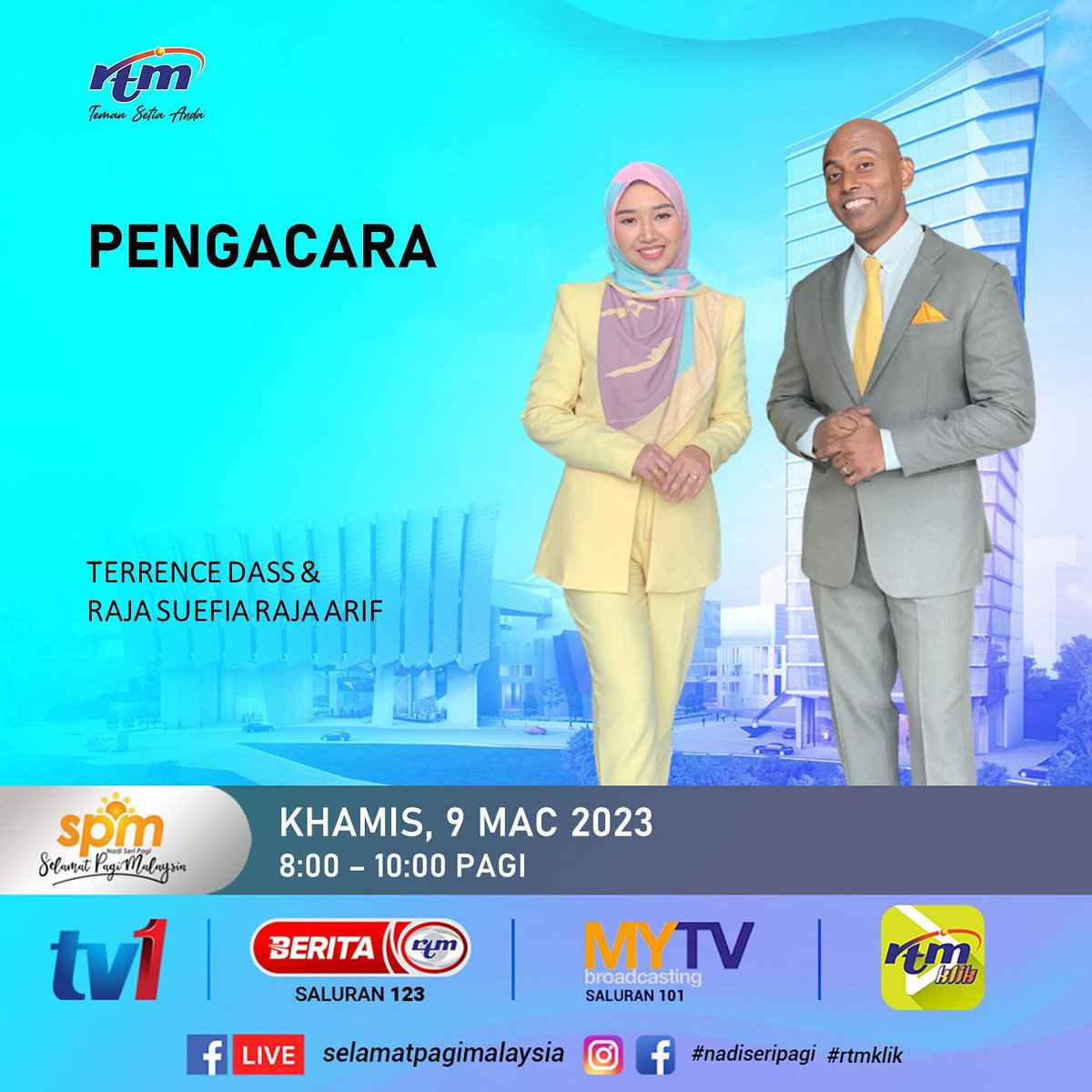 RTM Malaysia on Twitter: "SELAMAT PAGI MALAYSIA : KHAMIS, 9 MAC 2023"