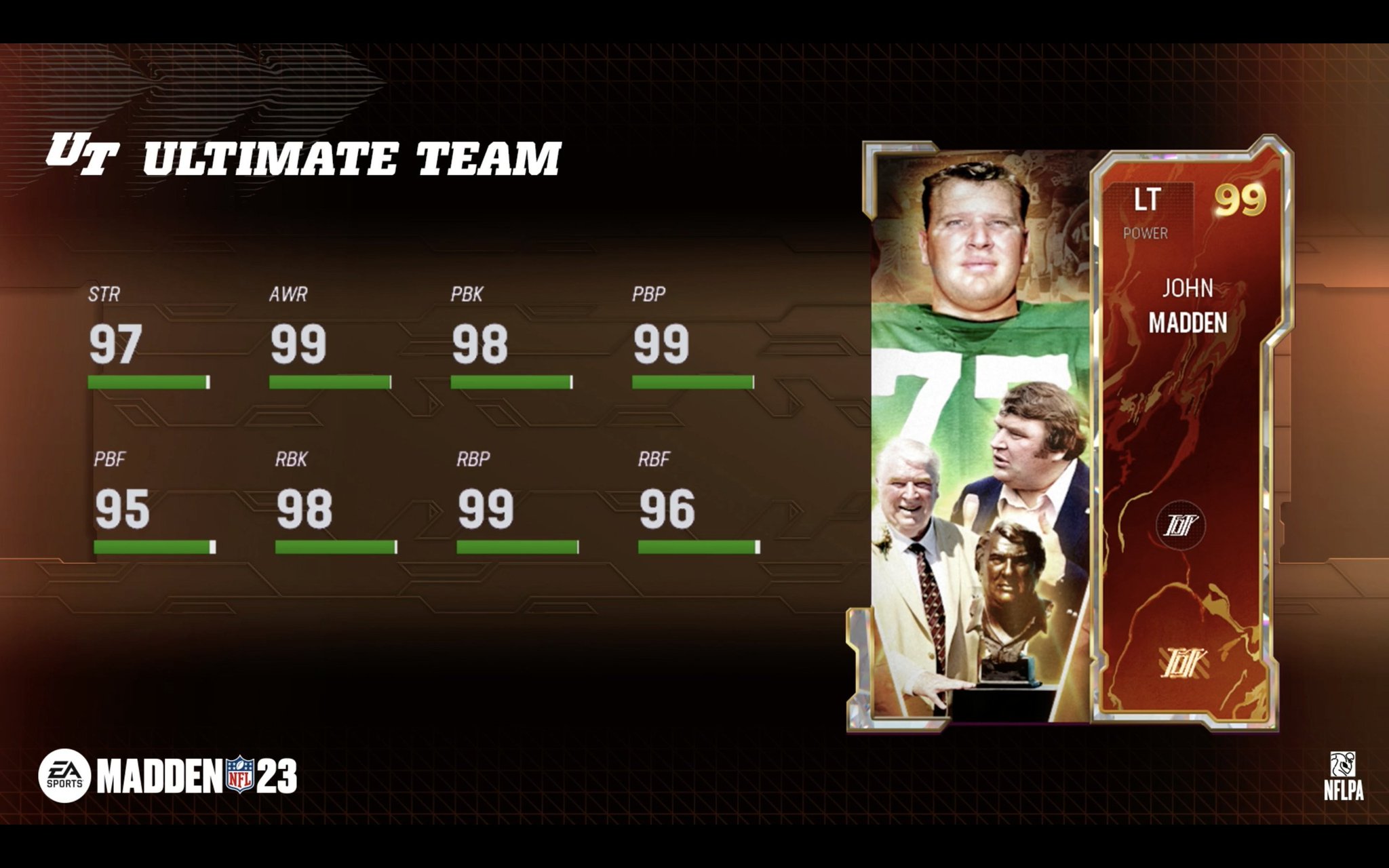 MUT.GG on Twitter: "99 OVR LT John Madden will be earned by completing a set: Exchange 2x 98 OVR ...