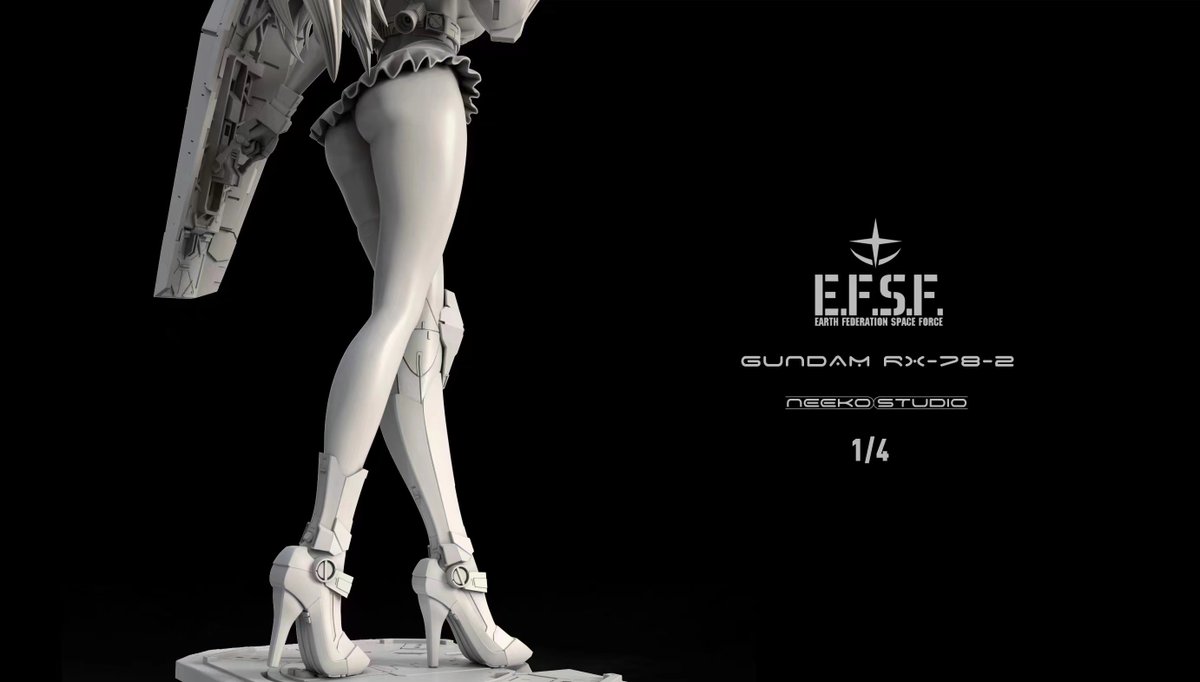 HHamajippa on Twitter: "NEEKO Studio White Devil RX-78-2 cos 1/4 NeeKo全新企划公开！机甲少女系列第一弹！白色恶魔来袭 ...