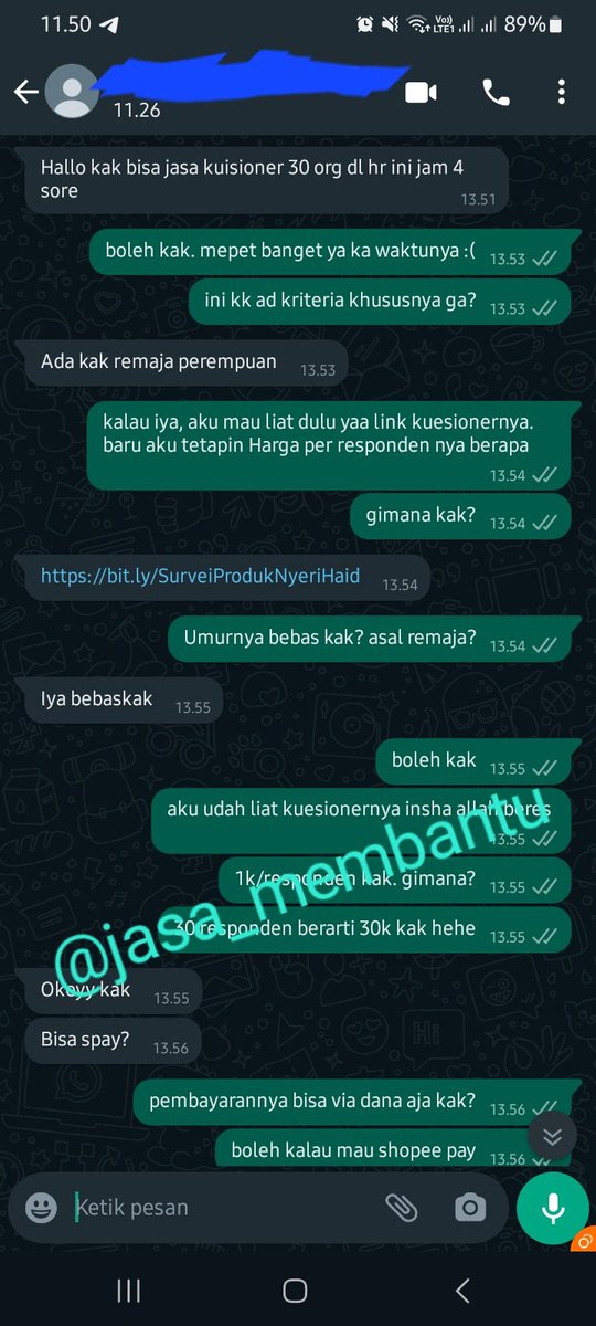 Jasa_Membantu / Jasa Isi Kuesioner on Twitter: "Alhamdulillah kali ini beres 30 responden. Buat ...