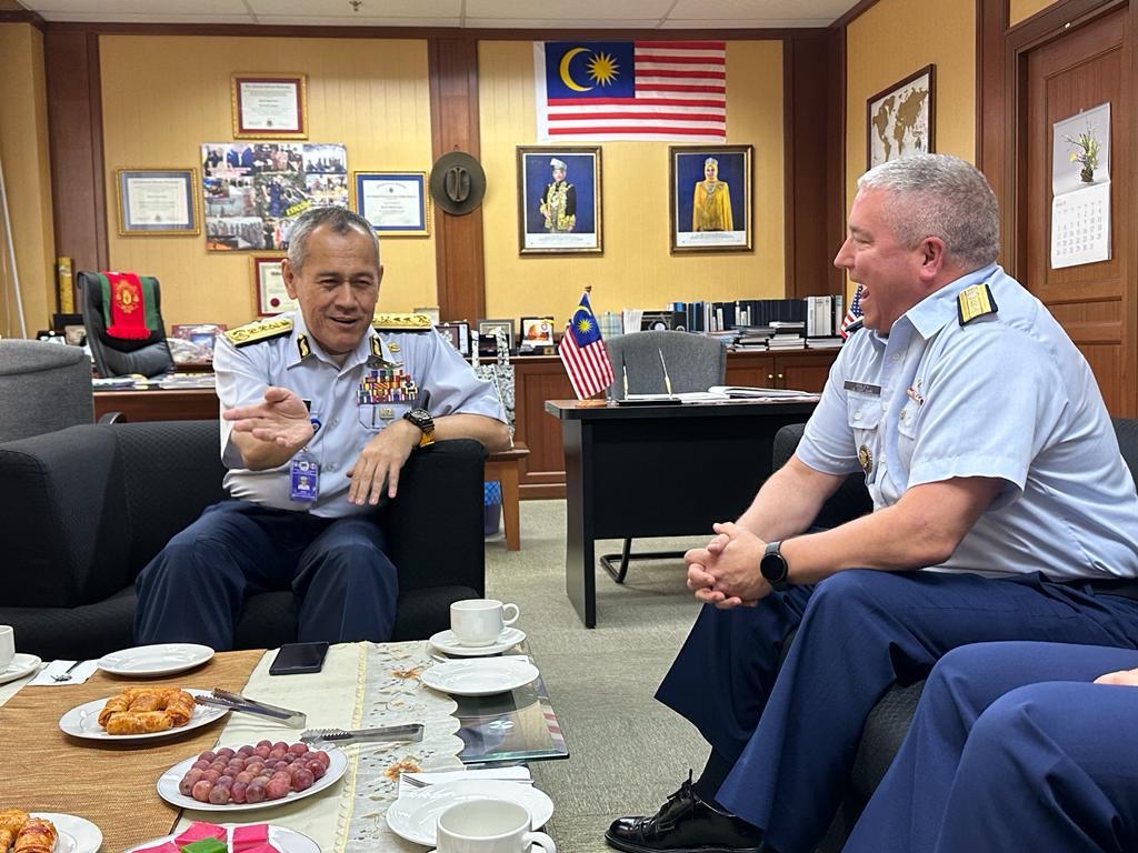 Pacific Area Deputy Commander Rear Admiral Matthew Sibley, USCG, and ...