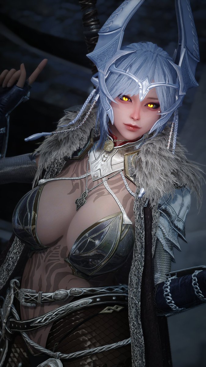 ILNGary on Twitter: "#SkyrimSE #Skyrim #SkyrimMods #nsfwtw #screenshot #dragonlady #beauty #スカイ ...
