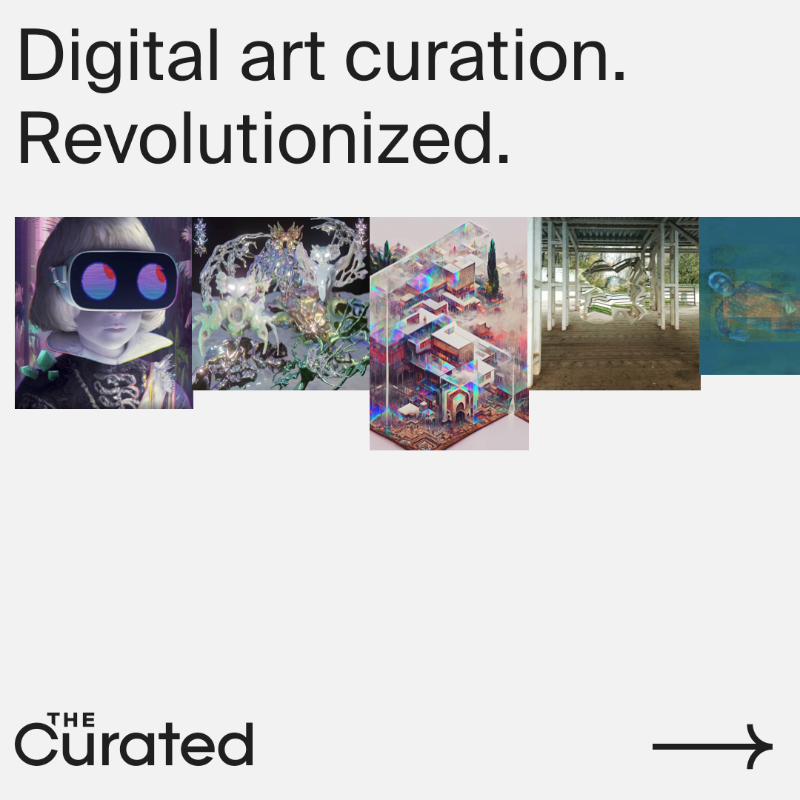The Curated on Twitter: "The Curated is the first decentralized platform for digital art ...
