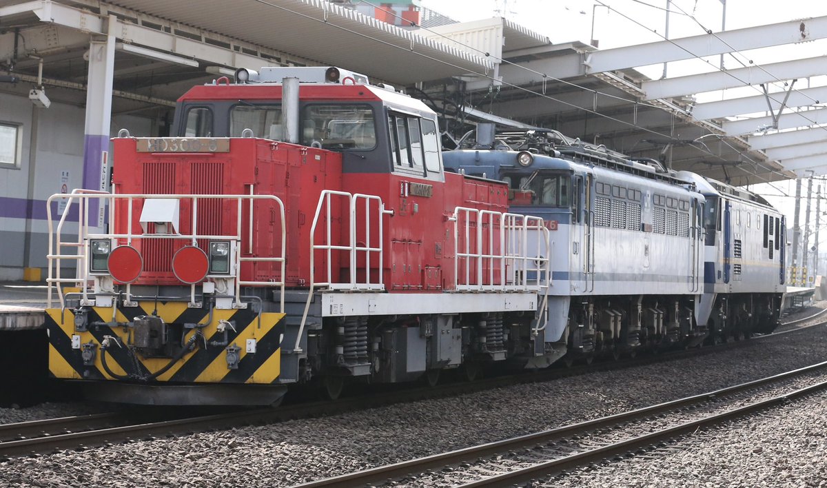 くもは165-1 on Twitter: "今日の武蔵野線から 単8582 EF210-326＋EF65 2076ムド＋HD300-8ムド 配9644 EF64 1030＋E 235系F-23 ...