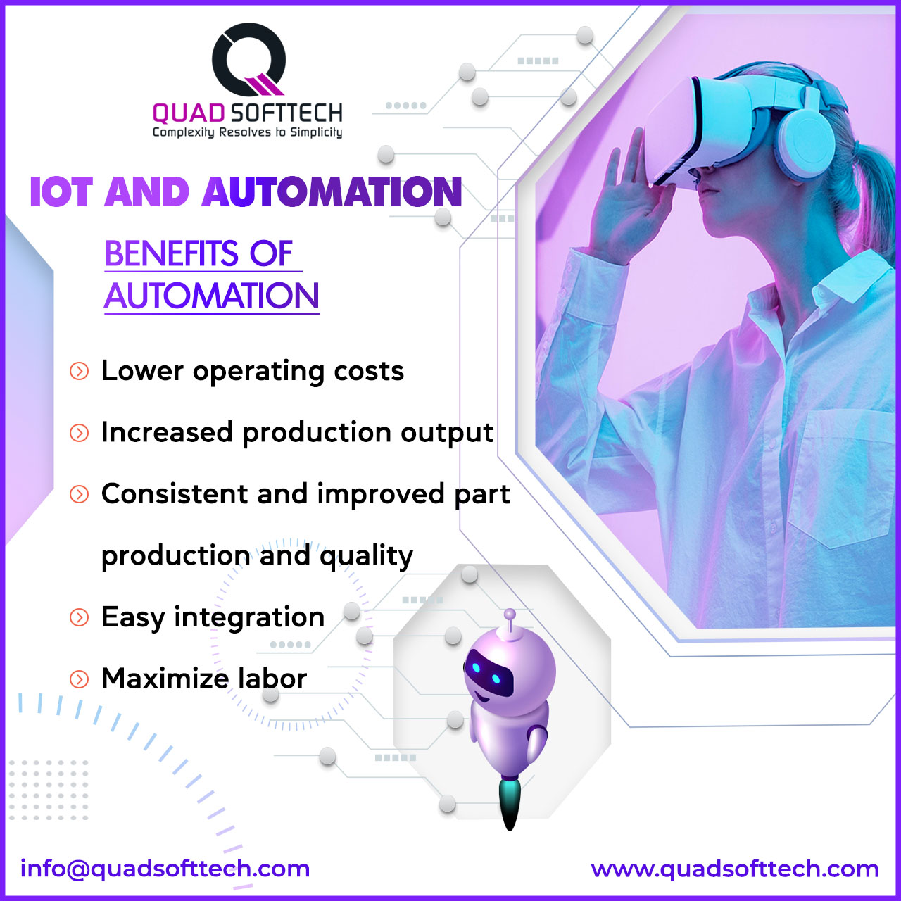 Quad SoftTech on Twitter: "The Internet of Things, or IoT, refers to the billions of physical ...