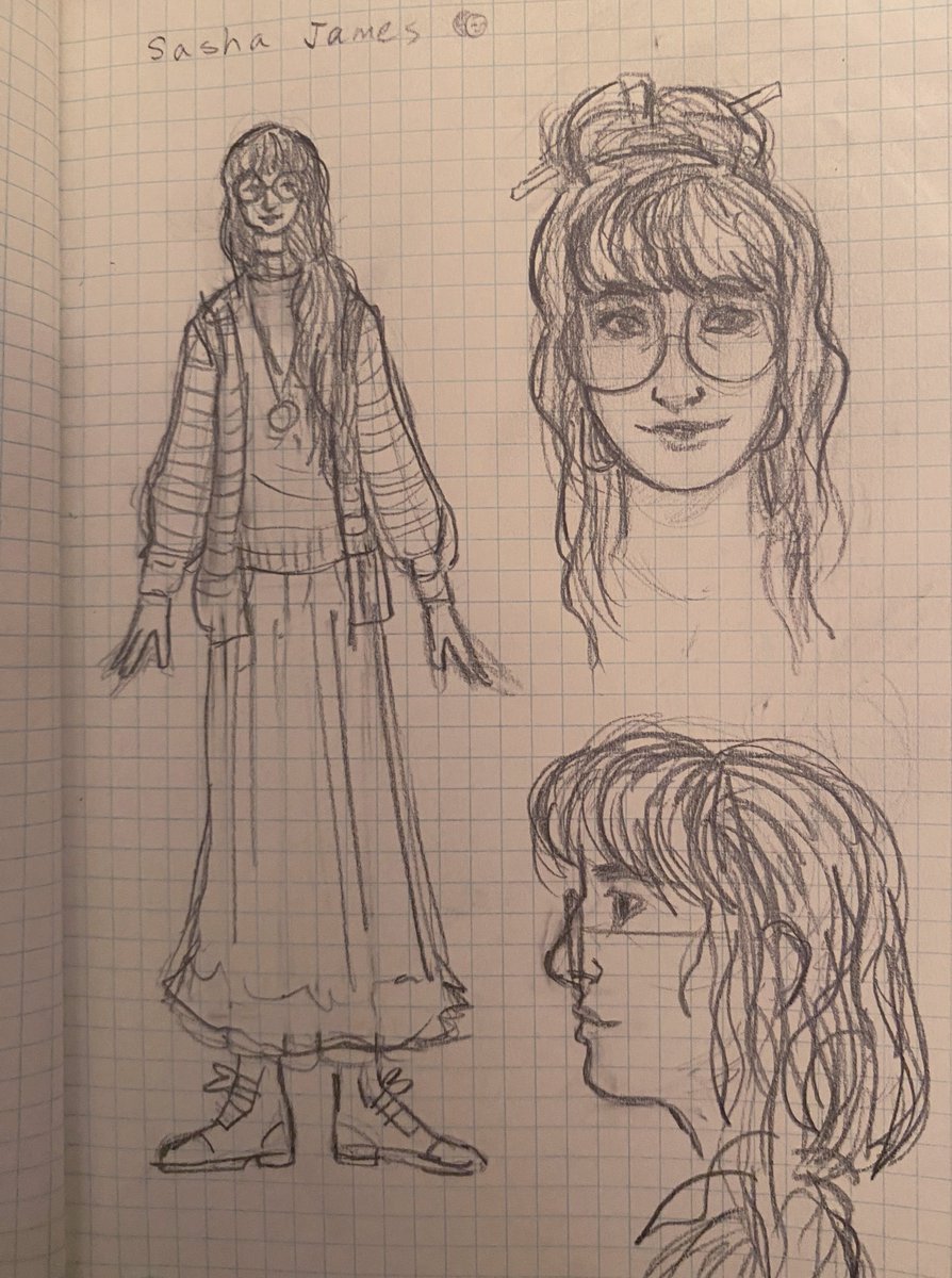 「Here are some of my rough early designs of TMA characters fo」Celia 🎗の漫画