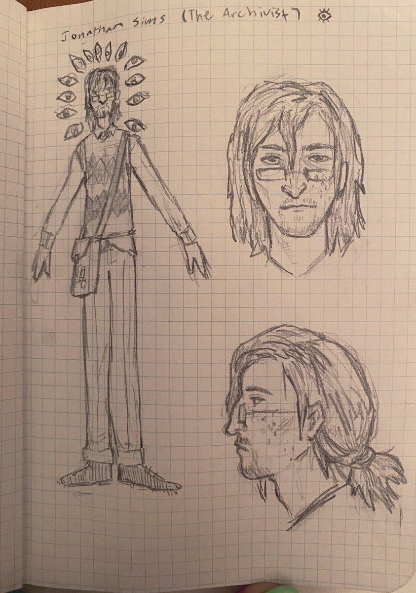 「Here are some of my rough early designs of TMA characters fo」Celia 🎗の漫画