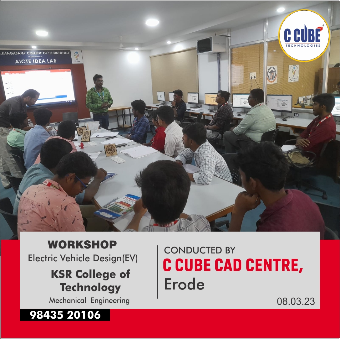 C CUBE CAD CENTRE on Twitter: "𝐂 𝐂𝐔𝐁𝐄 𝐂𝐀𝐃 𝐂𝐞𝐧𝐭𝐫𝐞, Successfully Conducted One Day workshop on ...