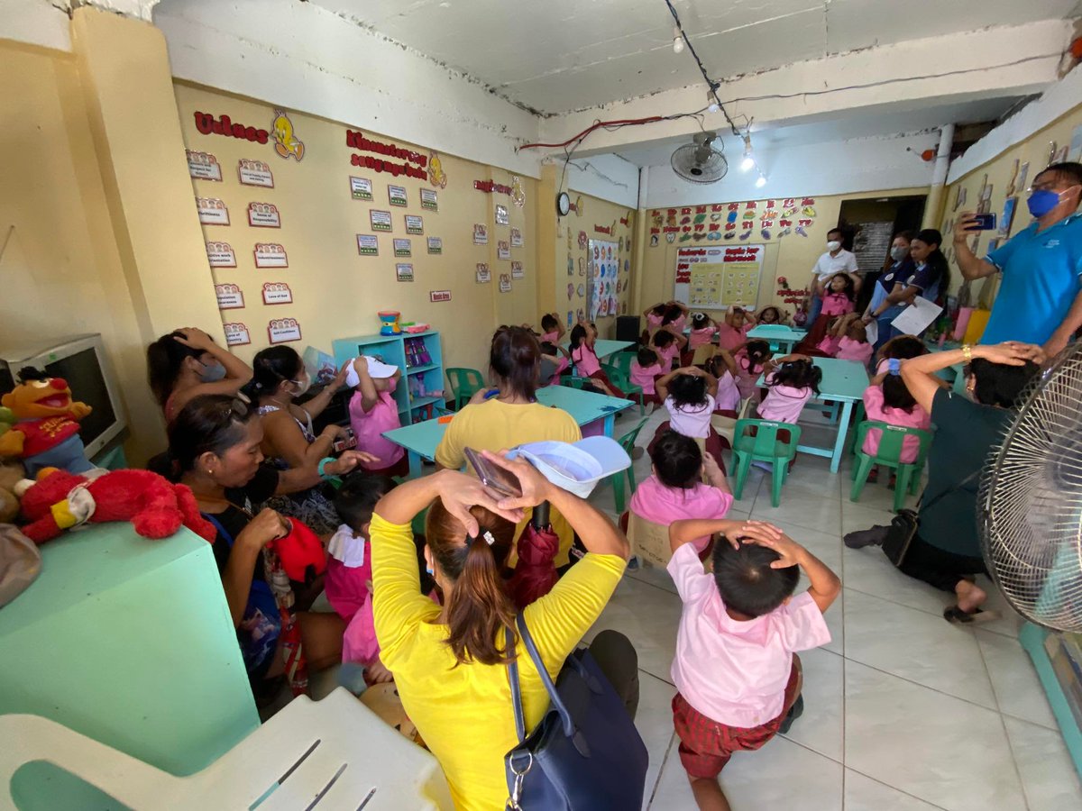 Daycare center pupils in Brgy. Ungka Jaro in Iloilo City perform duck ...