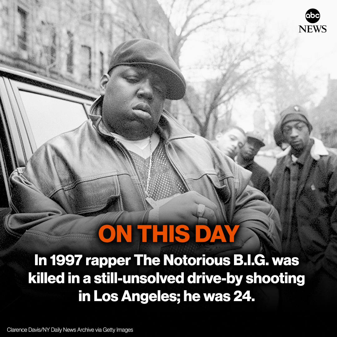 ON THIS DAY: In 1997, rapper The Notorious B.I.G., born Christopher ...