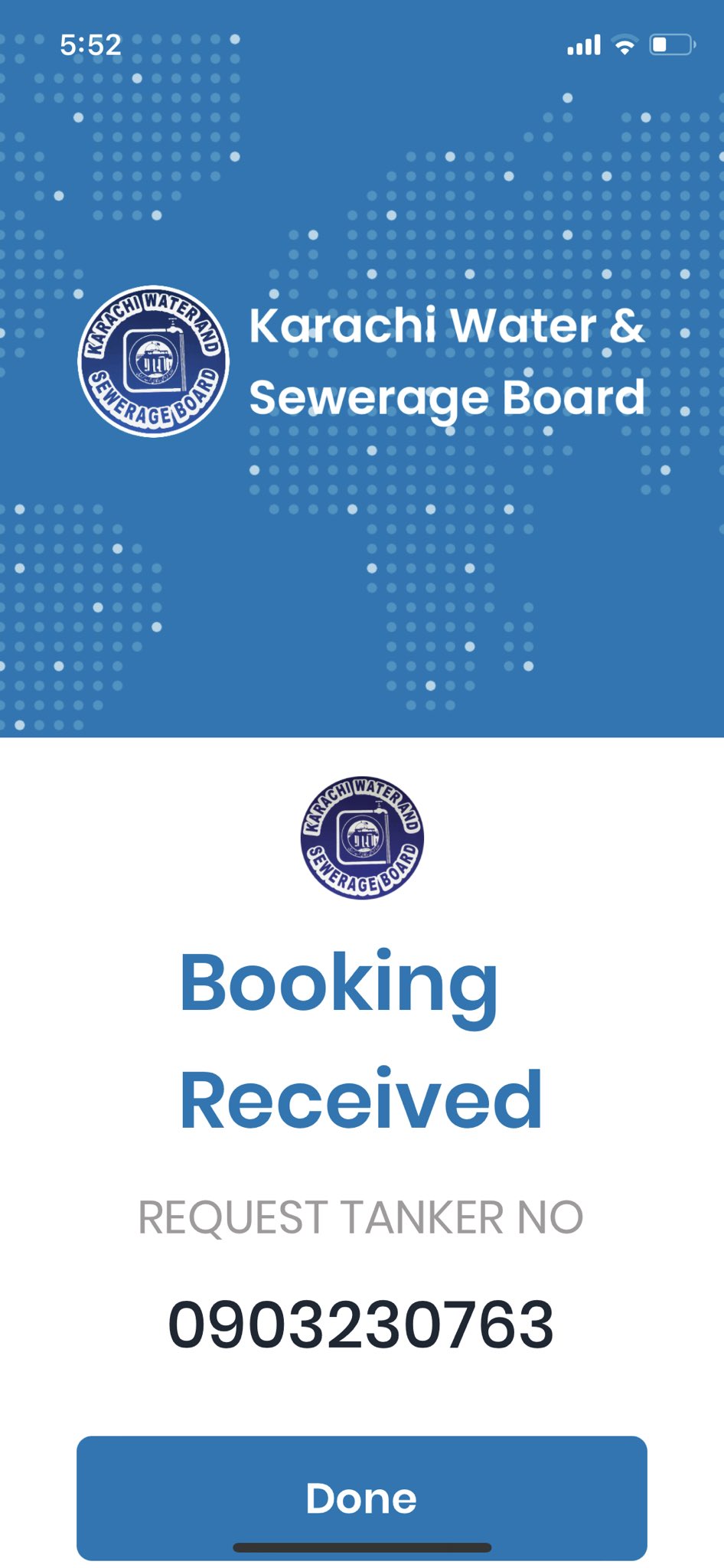 Mahim Maher on Twitter: "I’ve used the KWSB app to ask for a tanker bc no water at home. Now let ...