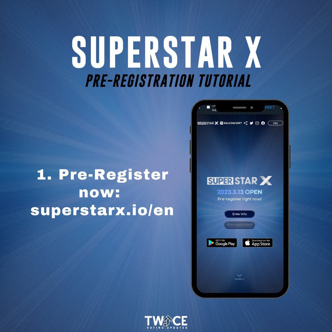 ♡DAHYUN♡ on Twitter: "RT @TWICEVU_: SUPERSTAR X (INKIGAYO) TUTORIAL 💙 Pre-register your account ...
