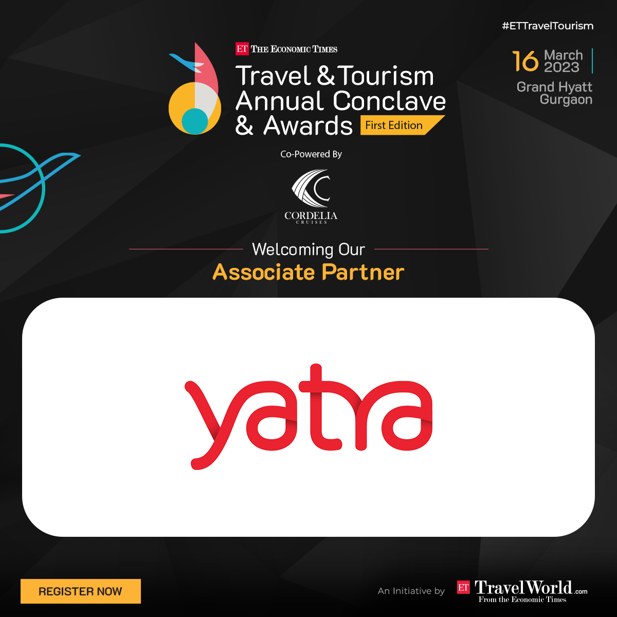 Yatra.com on Twitter: "RT @ETTravelworld: Our Associate Partner for ET Travel & Tourism Annual ...