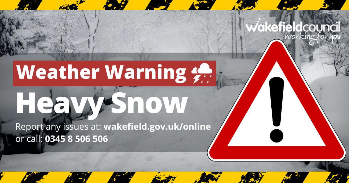 Severe Snow Weather Warning