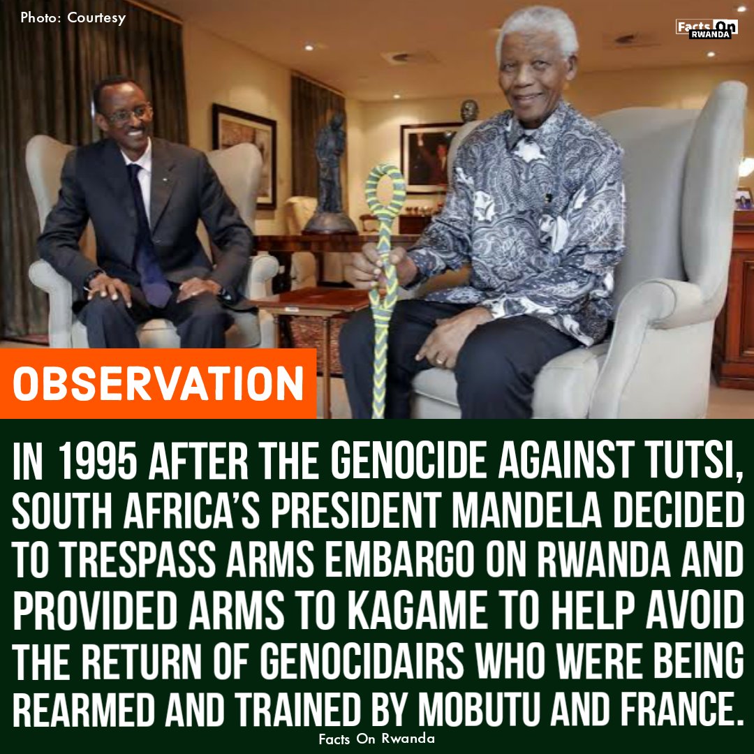 Facts On Rwanda On Twitter African Leaders Including Nelson Mandela