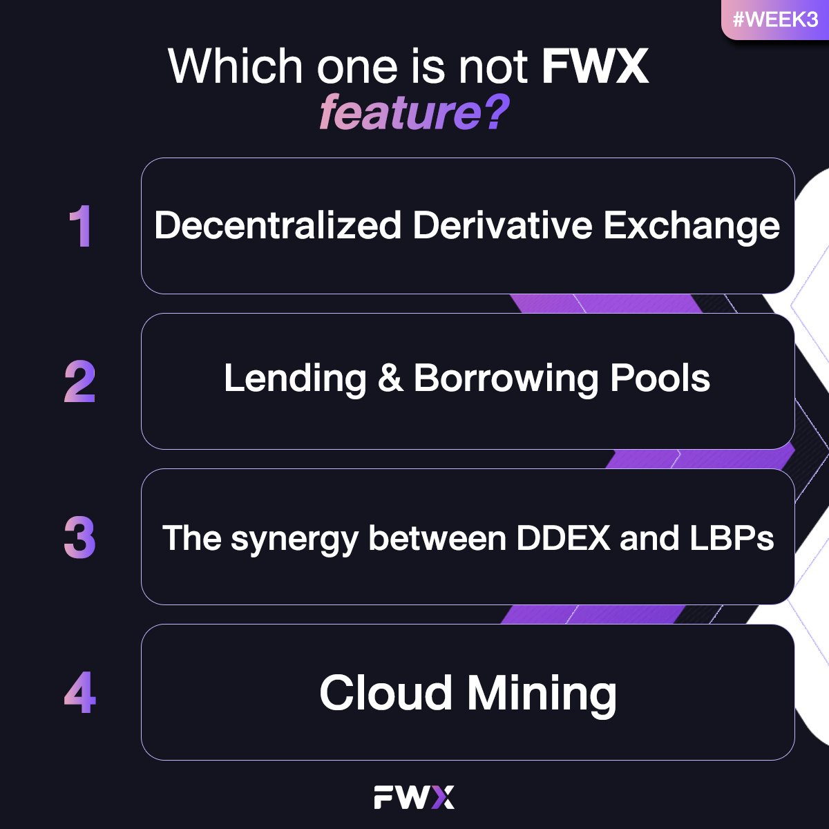 FWX🔺 on Twitter: "Welcome to #WeeklyQuizzyQuiz — WEEK3 👋 Answer this question and 5 lucky ...