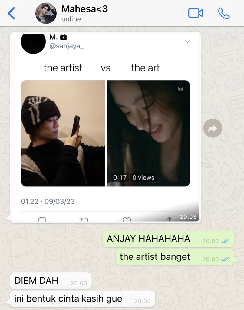 𝐍𝐀𝐍𝐀. on Twitter: "the artist vs the art — lee taeyong few tweets au © namericoffee_ https://t ...