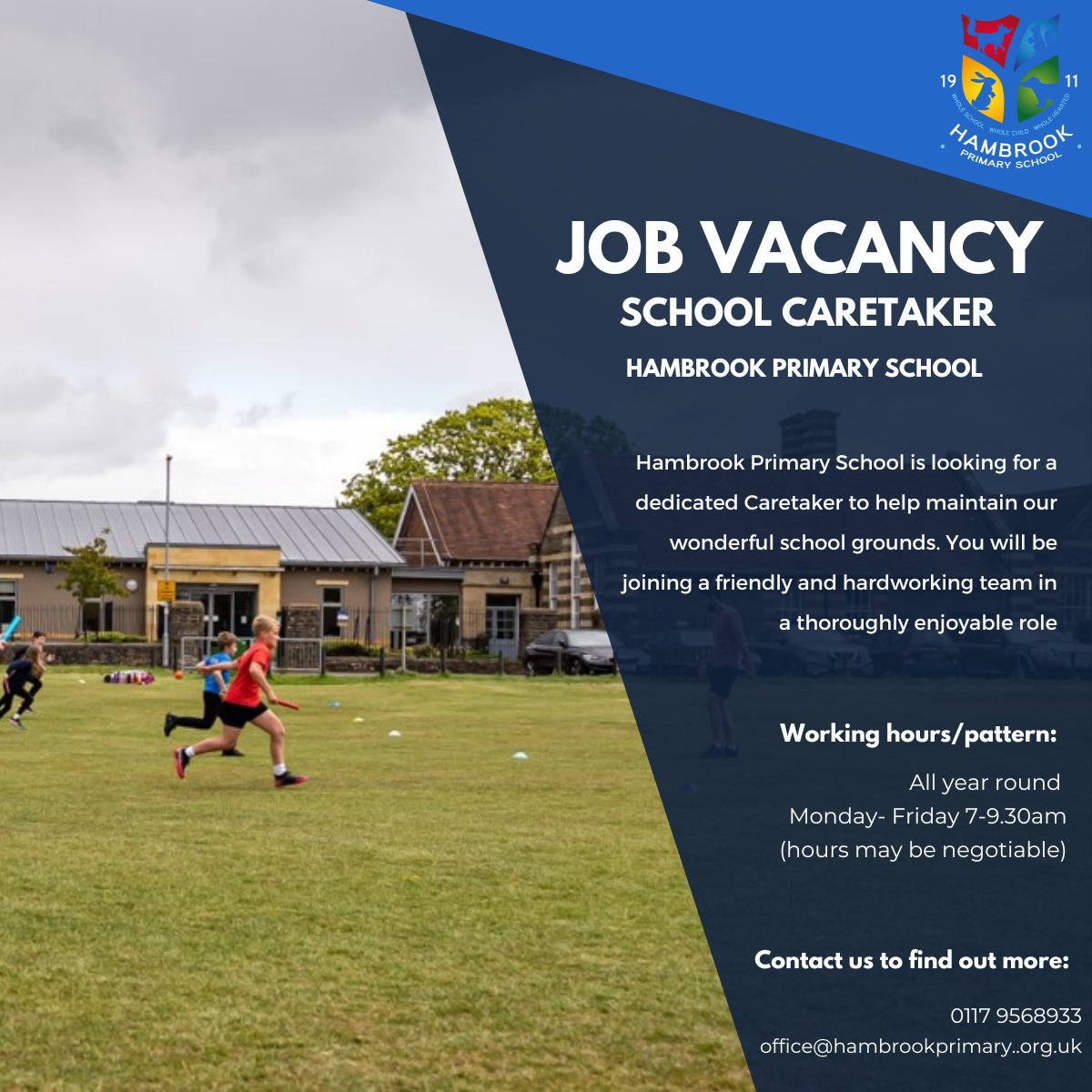 Hambrook Primary School on Twitter: "Our wonderful caretaker, John Martin, is sadly retiring at ...