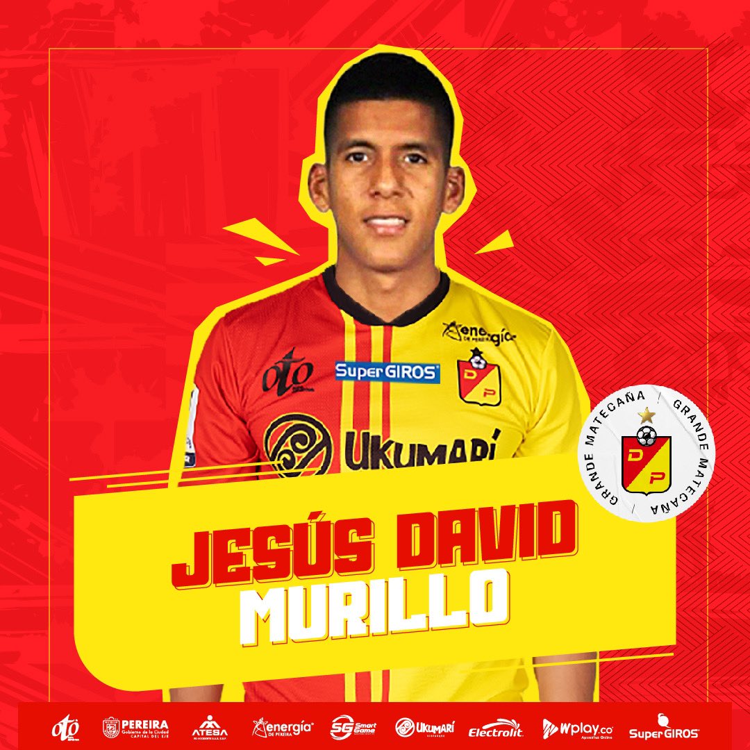 Deportivo Pereira on Twitter: "•Refuerzo Matecaña• Jesús David Murillo, oficialmente, se une a ...