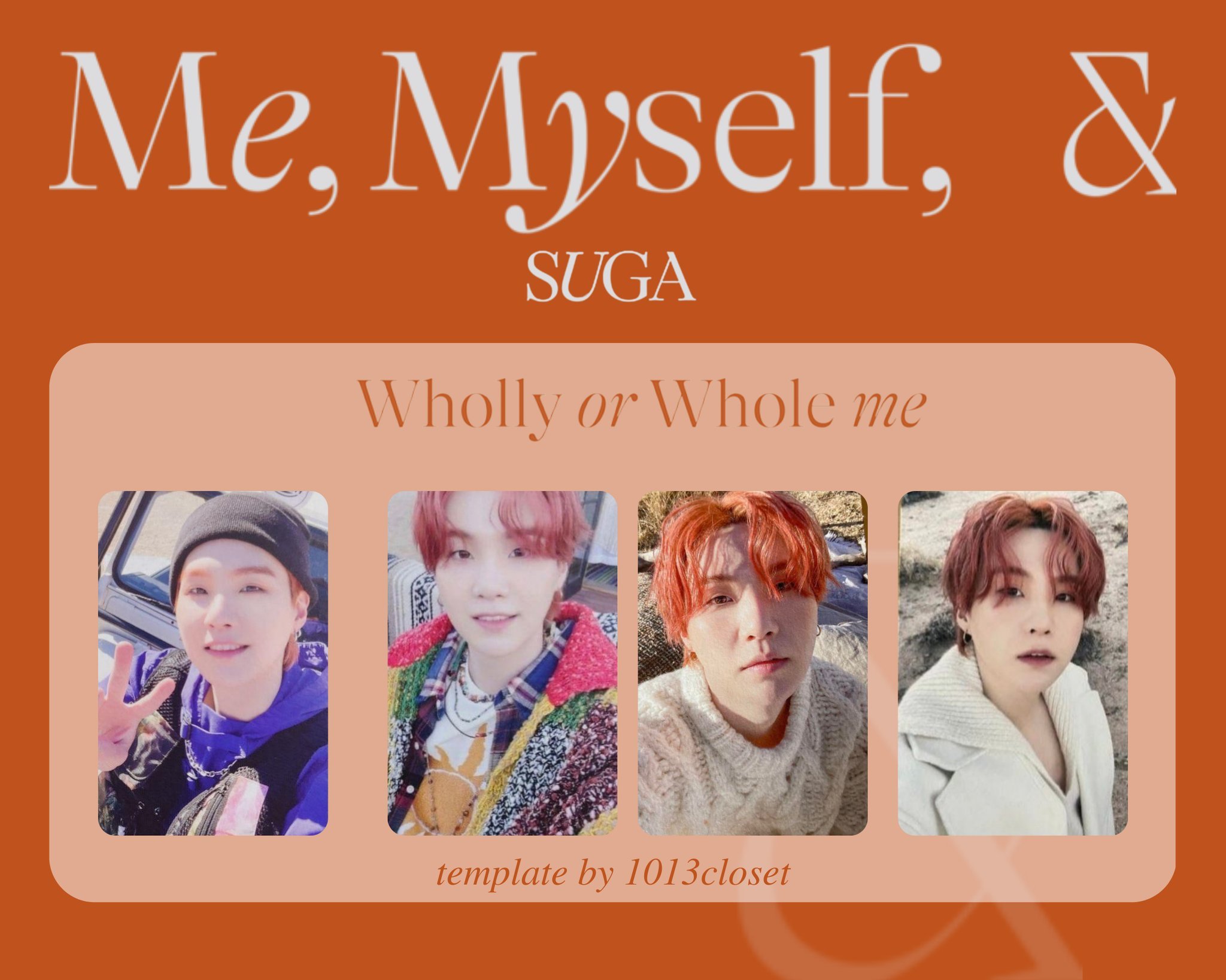 🥢BTS Merch⁷ 🔍⍤⃝🔎 on Twitter: "Me, Myself, and SUGA ‘Wholly or Whole me’ Special 8 Photo-Folio ...