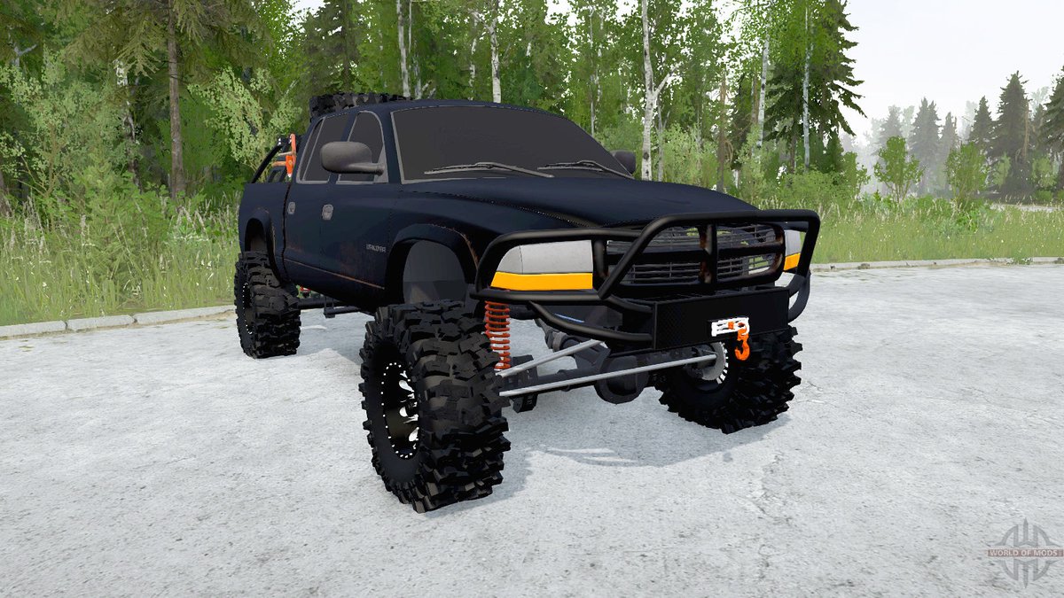 WorldOfMods.com on Twitter: "Dodge Dakota Quad Cab Crawler 2000 для Spintires MudRunner https ...