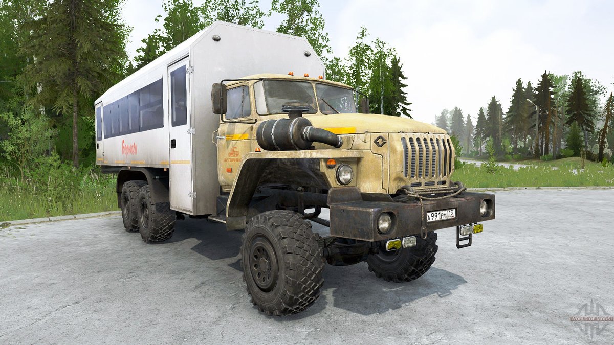 WorldOfMods.com on Twitter: "Урал-4320-1912-40 Zalk Edition для Spintires MudRunner https ...