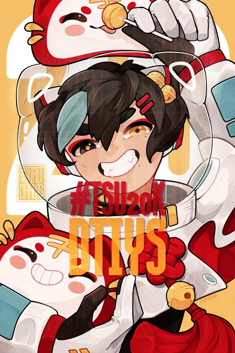 Indraws🪐Coms on Twitter: "Hehe I did a little thing for @tsurudraws ...