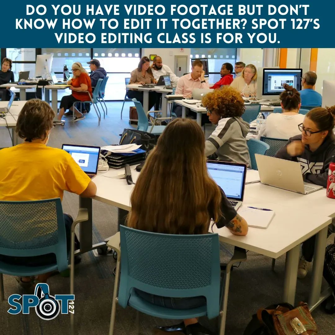 SPOT 127 on Twitter: "Do you have video footage but don’t know how to edit it together? Spot 127 ...