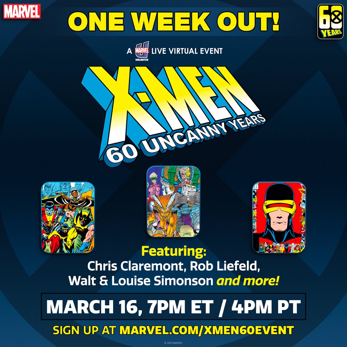 Marvel Entertainment on Twitter: "IN ONE WEEK, watch LIVE as icons of mutant history come ...