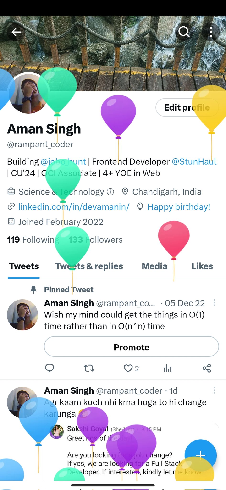 Aman Singh (@rampant_coder) / Twitter