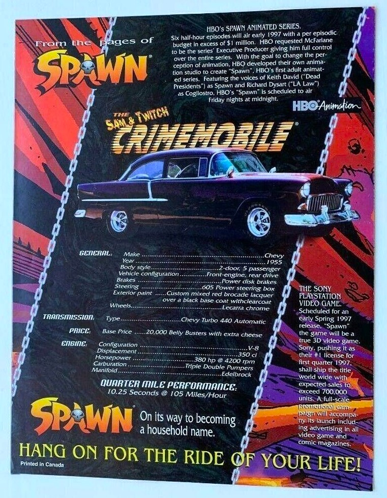 Daily Spawn Archive on Twitter: ""Spawn: He's Everywhere!" Spawn's Comic Book Store Promotional ...