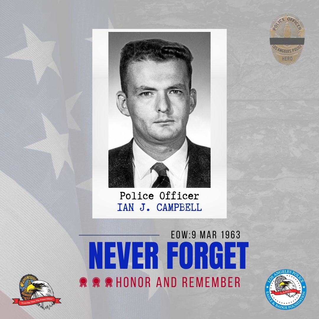 Los Angeles Police Protective League on Twitter: "We will never forget LAPD Policeman Ian J ...