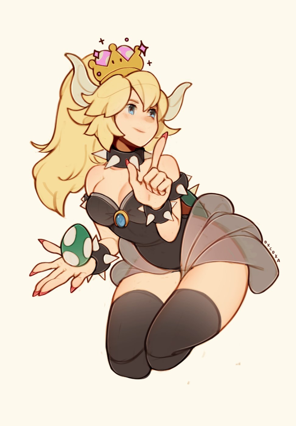 ๐๐๐๐๐๐ On Twitter Bowsette ๐งก Bowser From Mario Wearing The Super