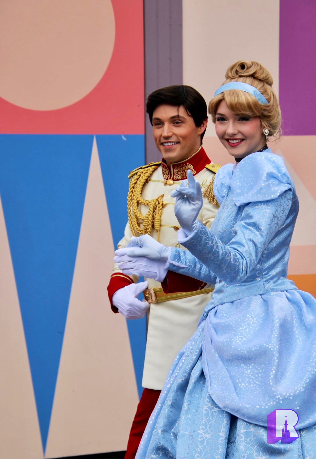 Cinderella And Prince Charming At Disney World