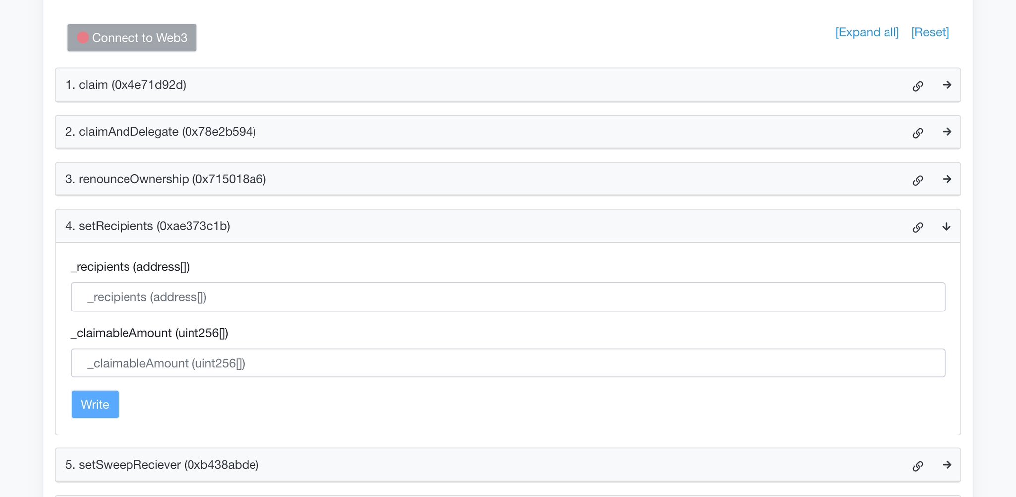 💎UpdateFarmnews.ETH.lens💎🦇🔊 on Twitter: "@nuuneoi เข้าไปดคอนแทรคแล้วมีฟังก์ชัน set recipient นี่ ...