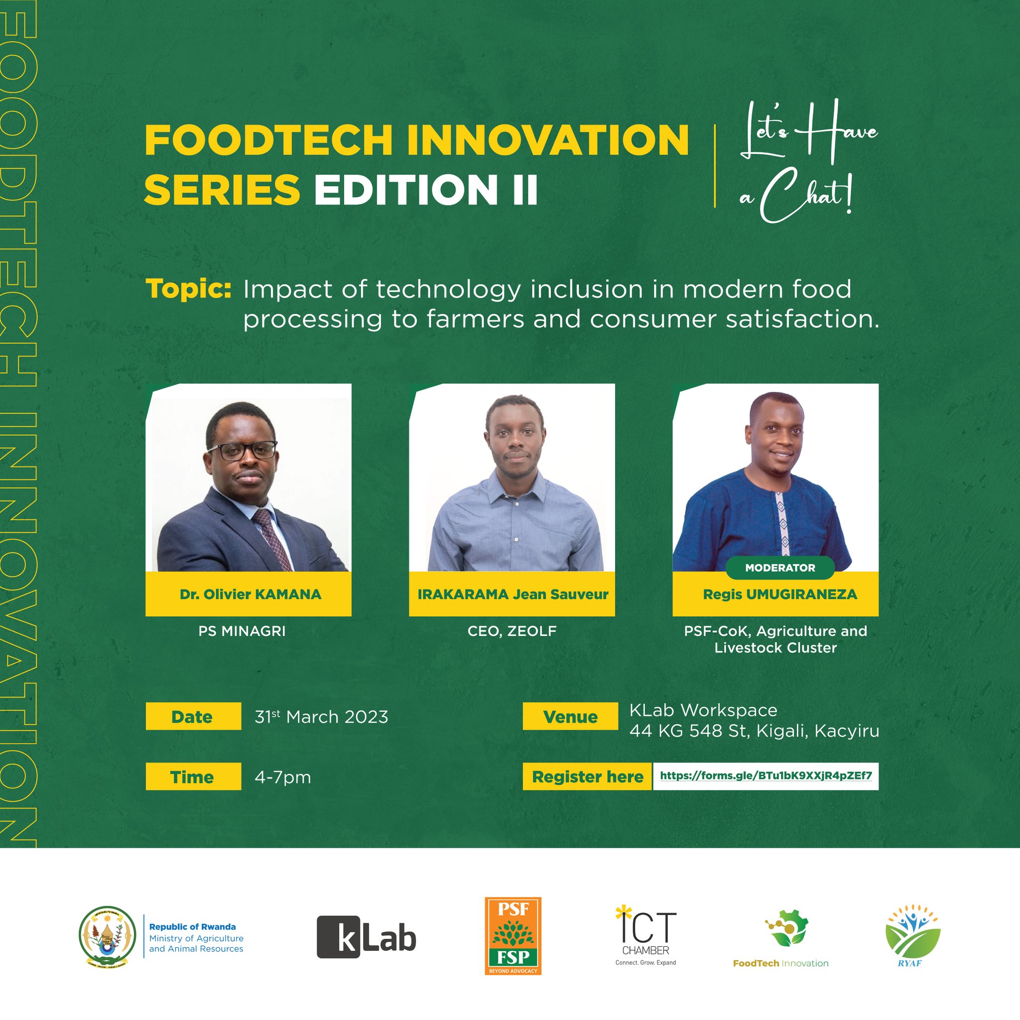 kLab Rwanda on Twitter: "#RwOT,Are you an AgriTech,Food processing, BioTech OR food researcher ...