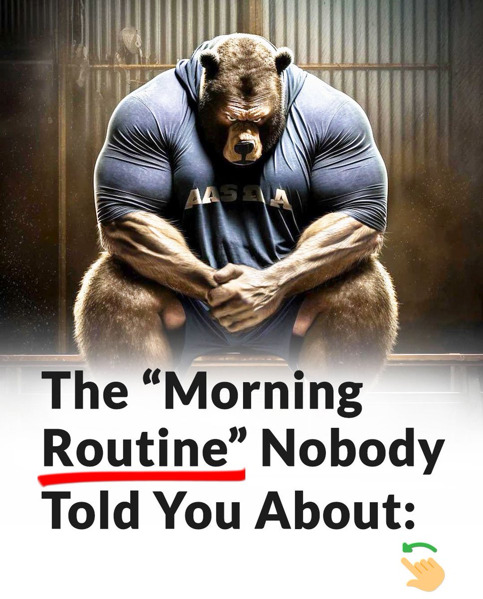 The morning routine nobody told you about: - Thread from Awake The ...