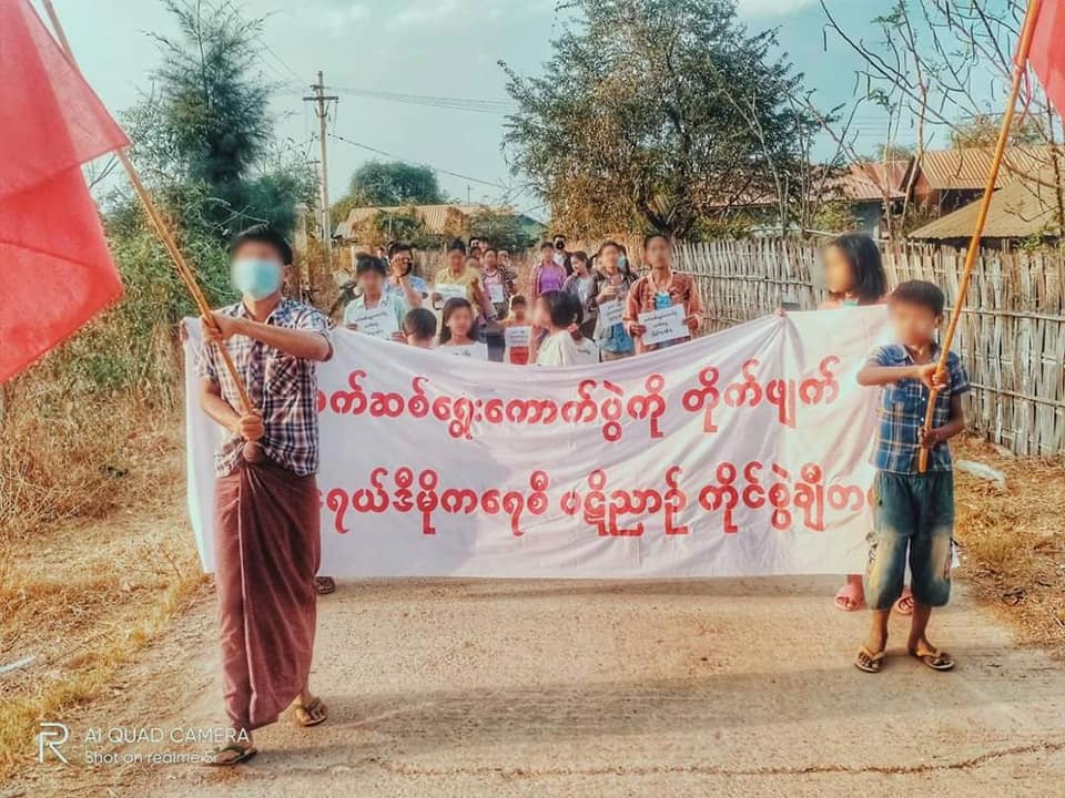 Khit Thit Media On Twitter လက်ပံတောင်းတောင်ဒေသ လူထု သပိတ် စစ်ကြောင်းက
