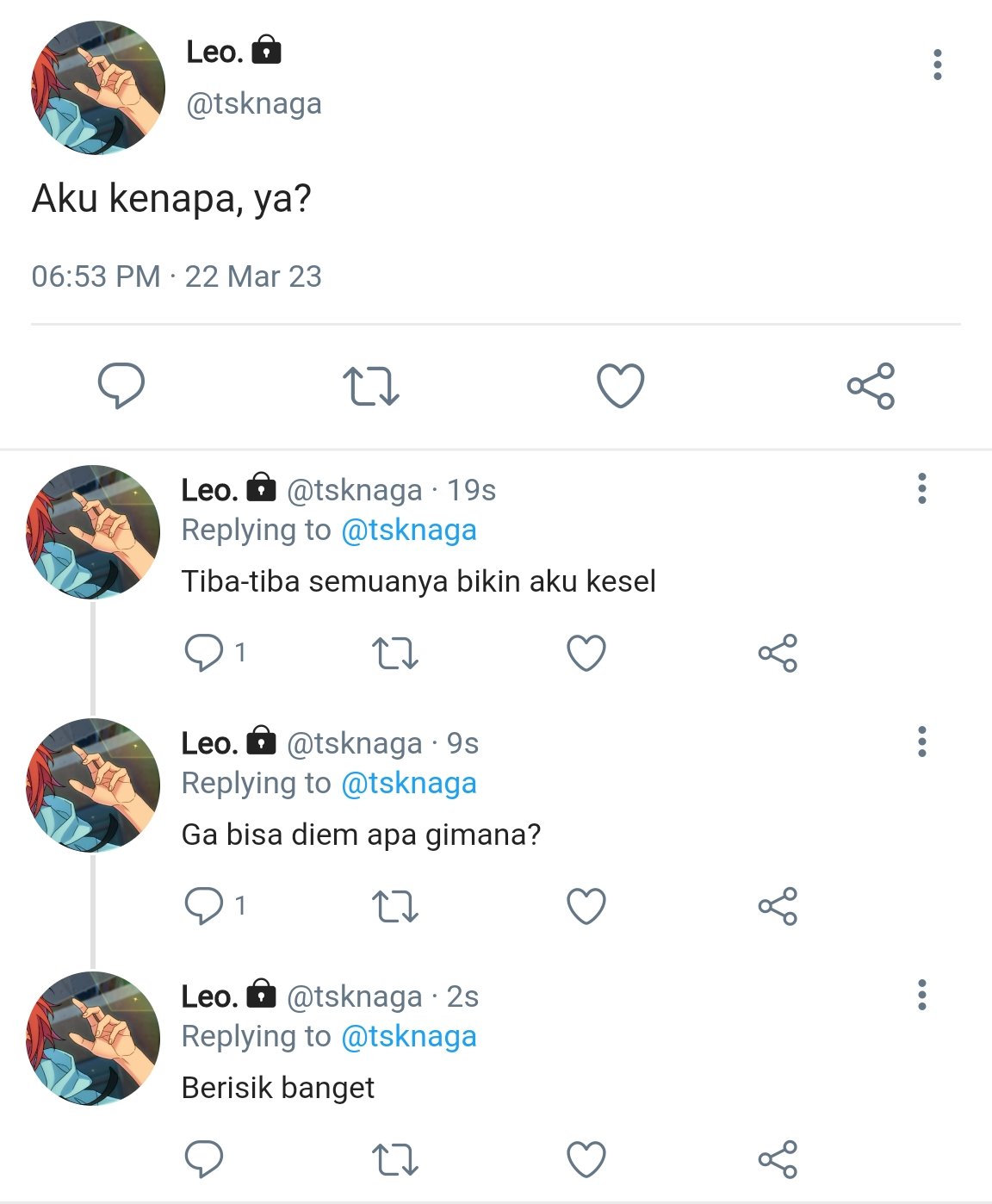 Azura. on Twitter: "O2. Berisik. https://t.co/NUcs0Hey0m" / Twitter